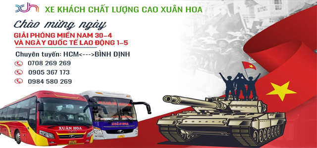 Giá vé xe Xuân Hoa cập nhật tháng 10/2025 - Tourdulichbentre.com